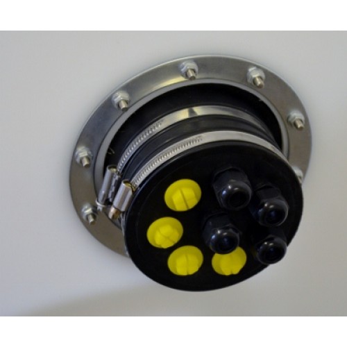 ChamberTite Duct Boot 4" or 110mm with Cable Entry Bulkhead CTB-7450B